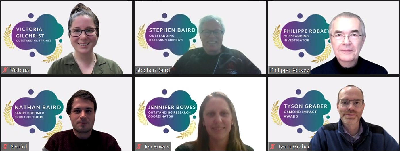 CHEO Research Institute 2021 Awards of Excellence - CHEO Research Institute